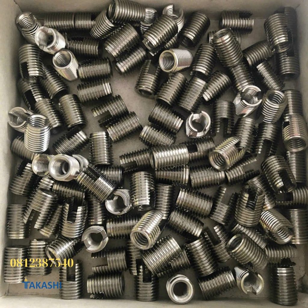 REN CẤY TỰ TARO (THREADED INSERT) M10x1.5x18x14 TẠI LONG AN
